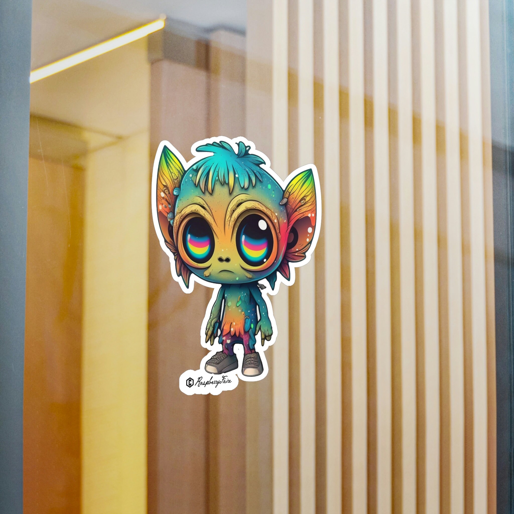 Chromatic Crew | Rainbow Creature Sticker | Cute & Colorful | Rainbow ...