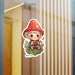 Enchanted Gnome Sticker | Cute Garden Gnome Sticker | Whimsical Magical ...