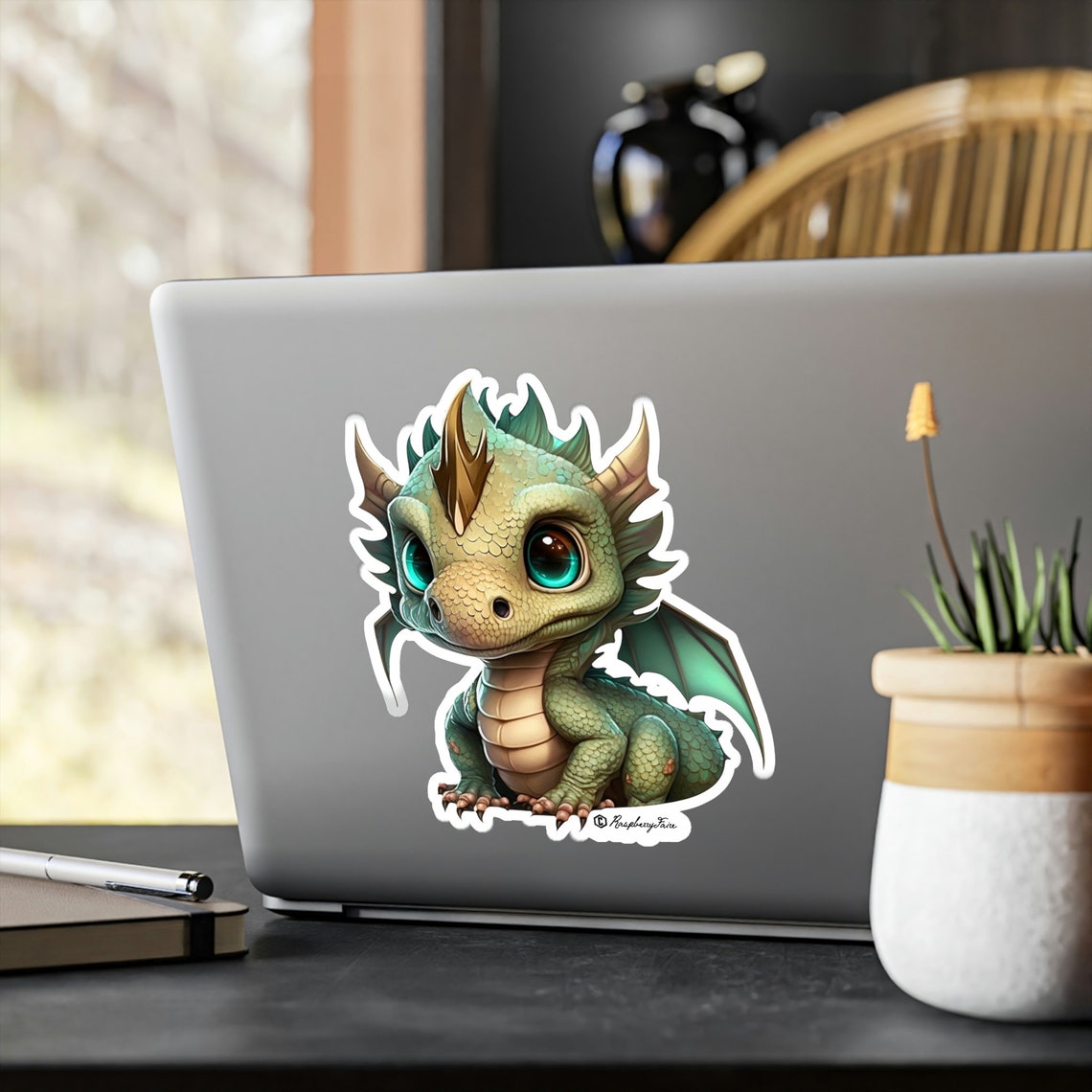 Cute Dragon Sticker Mythical Creature Fantasy Art Dragon - Etsy