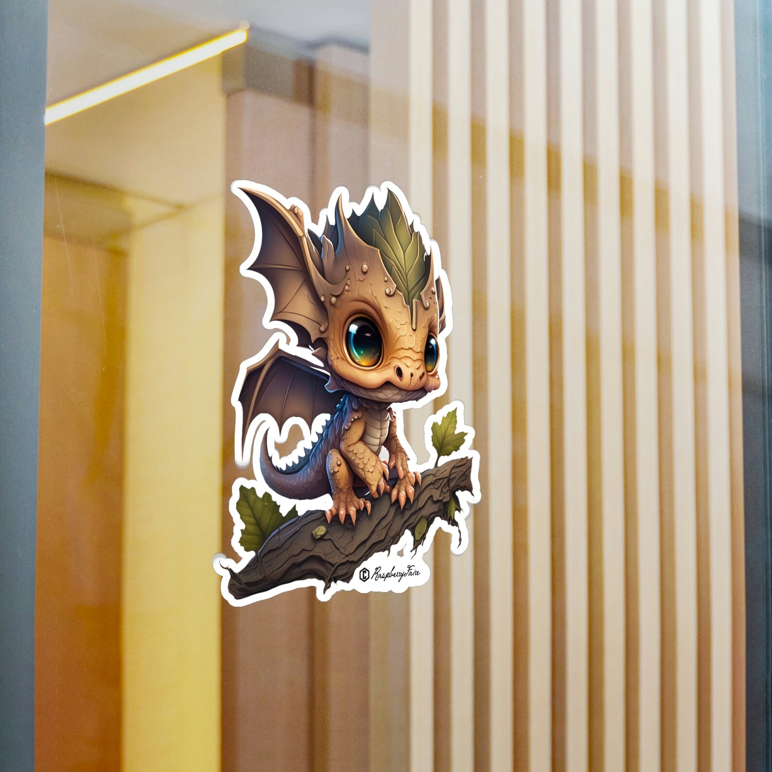 Cute Dragon Sticker Mythical Creature Fantasy Art Dragon - Etsy