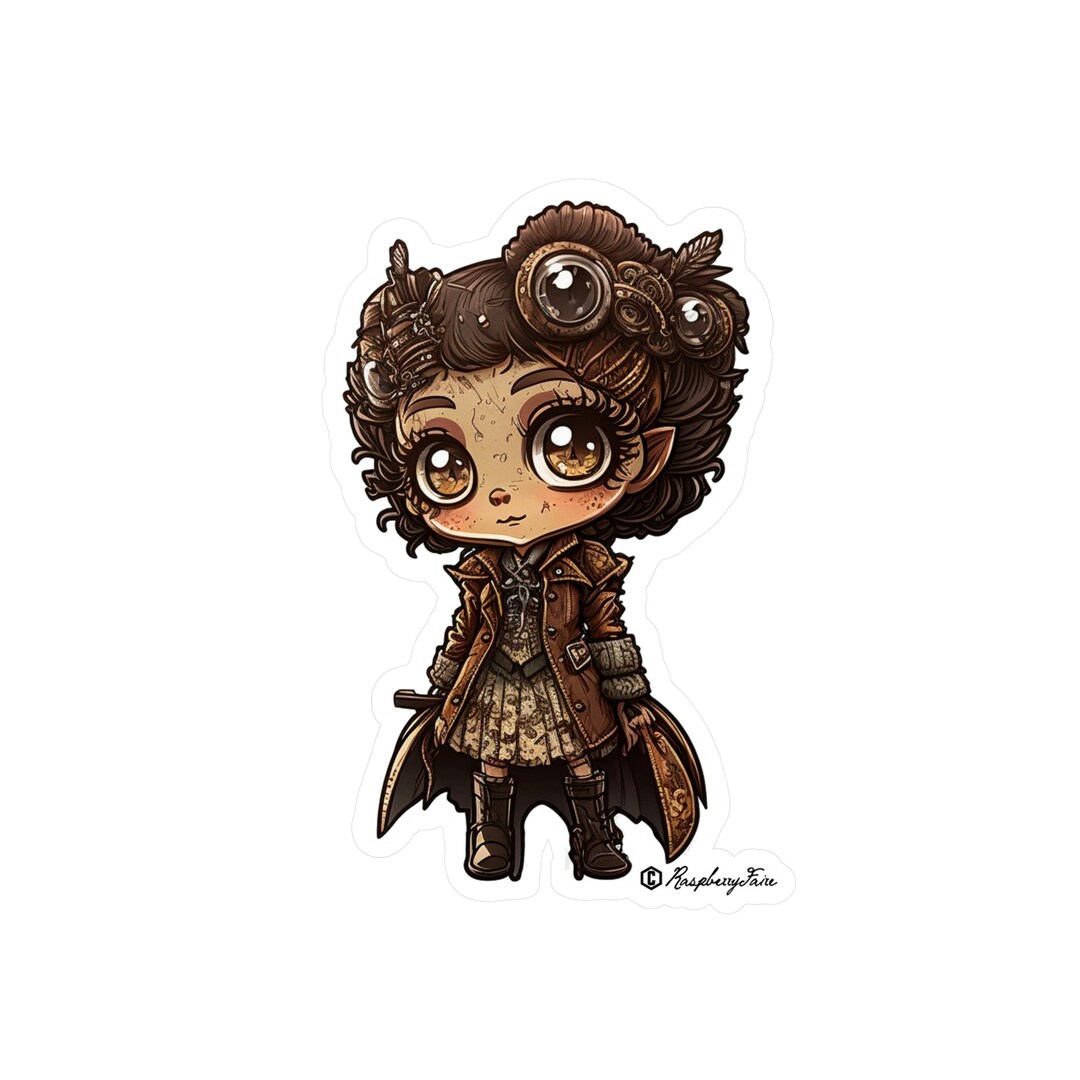 Cute Steam Punks Character Sticker | Steampunk | Adorable | Creative ...
