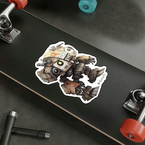Mini Mech Sticker | Tiny Cute Mech Warriors | Adorable Mech Battle ...