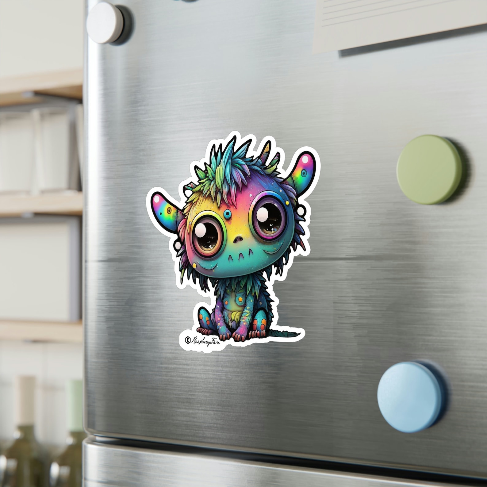 Chromatic Crew Rainbow Creature Sticker Cute & Colorful - Etsy
