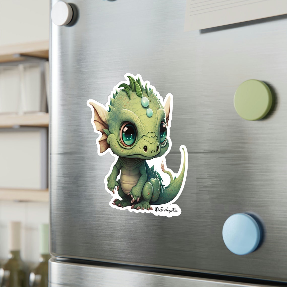 Cute Dragon Sticker | Mythical Creature | Fantasy Art | Dragon Sticker ...