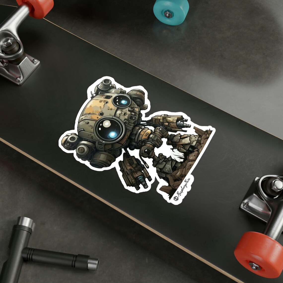 Mini Mech Sticker | Tiny Cute Mech Warriors | Adorable Mech Battle ...