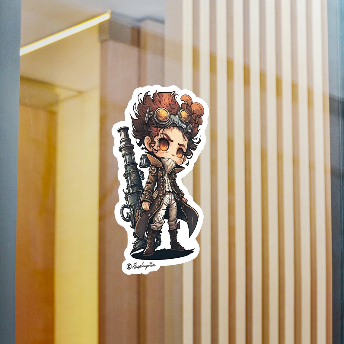 Cute Steam Punks Character Sticker | Steampunk | Adorable | Creative ...