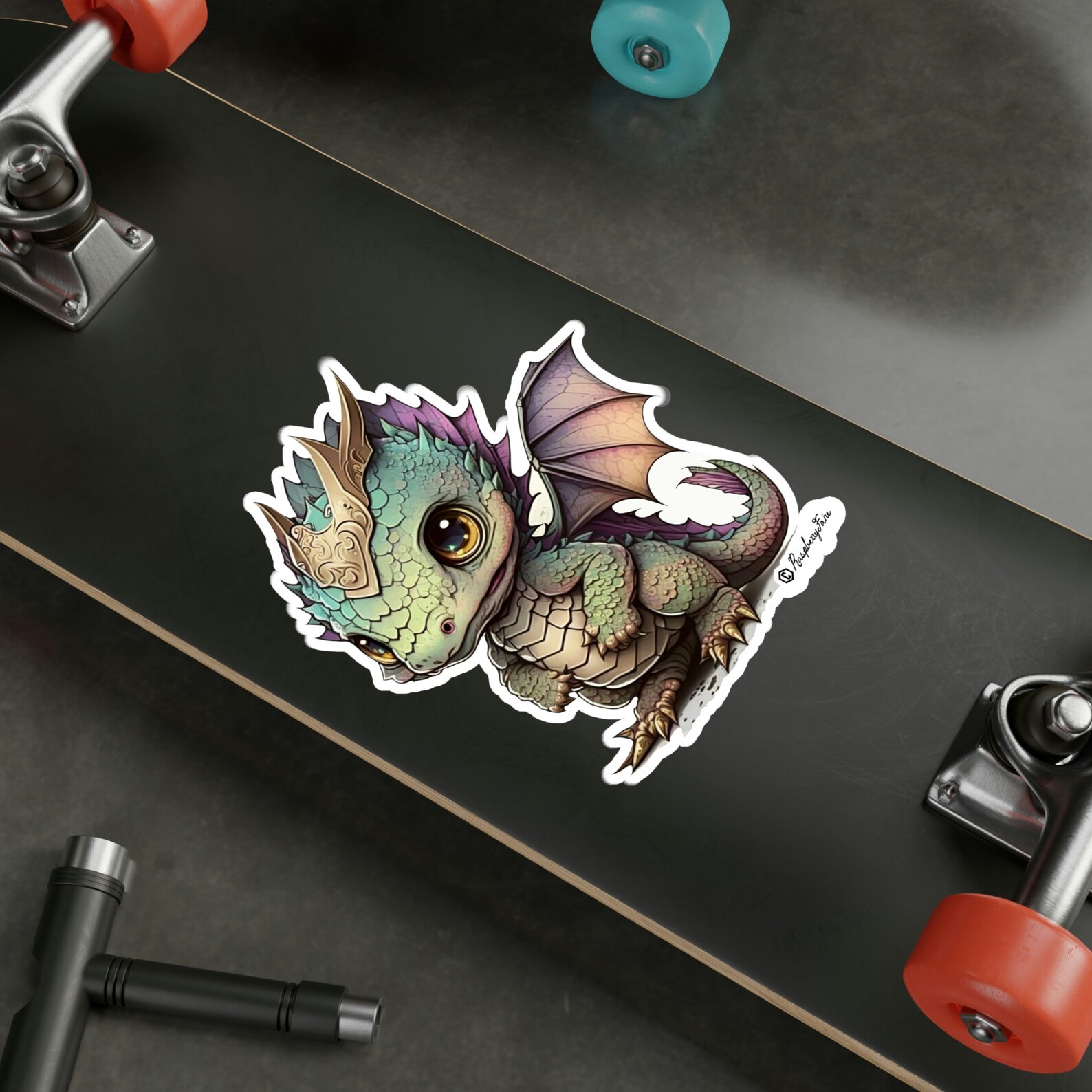 Cute Dragon Sticker | Mythical Creature | Fantasy Art | Dragon Sticker ...