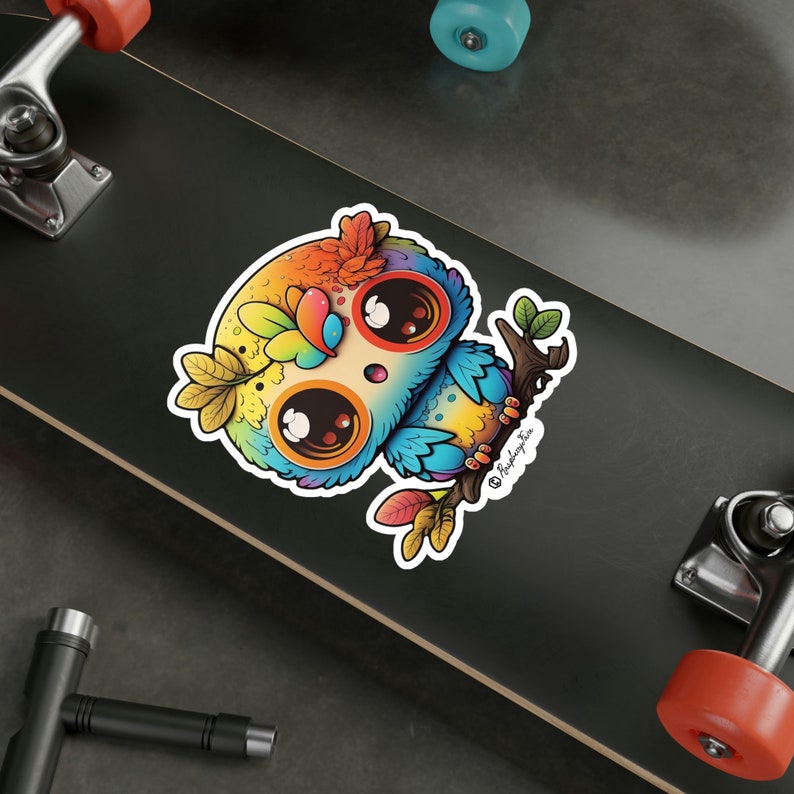 Chromatic Crew | Rainbow Creature Sticker | Cute & Colorful | Rainbow ...