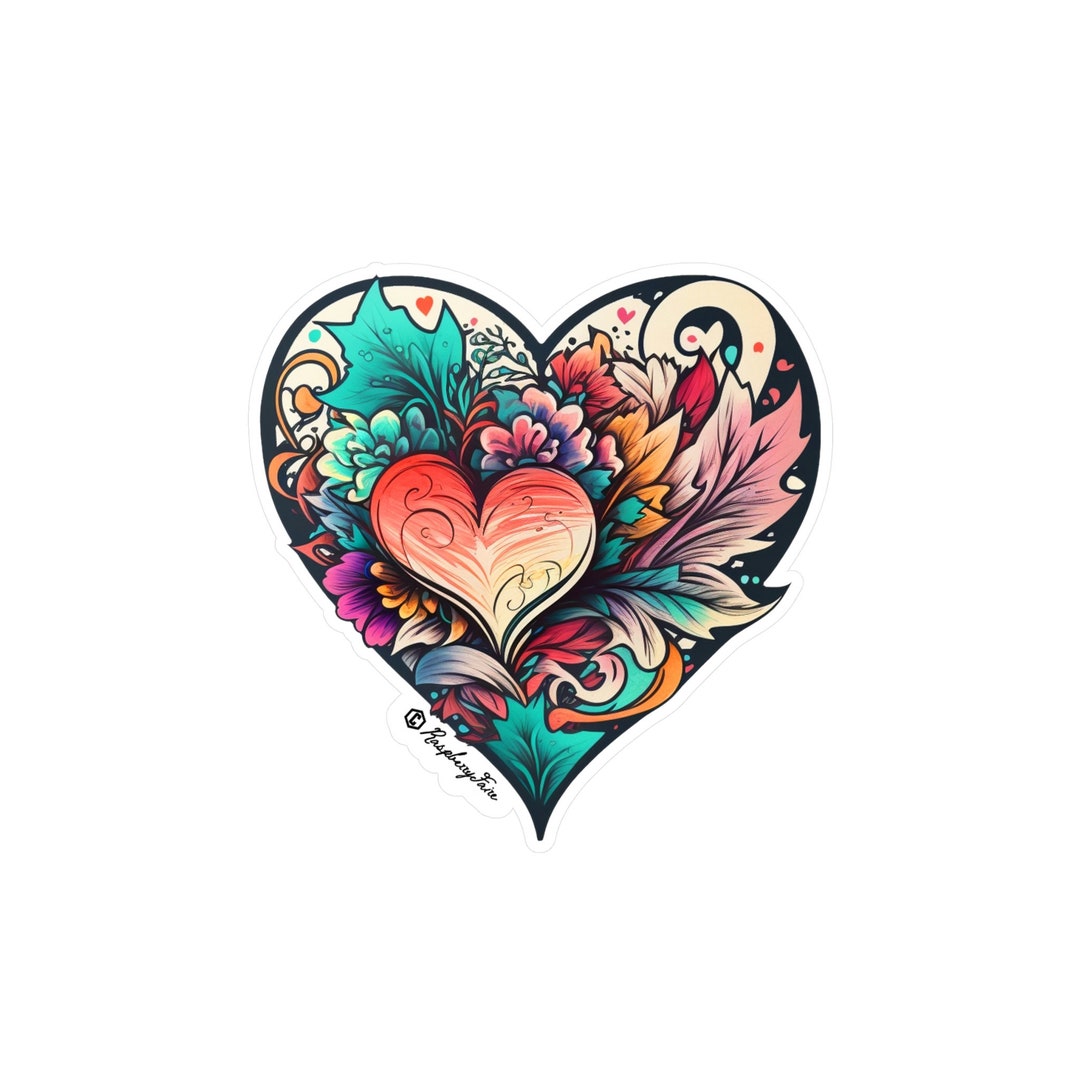 Beautiful Heart Stickers | Artistic Hearts | Style and Love ...