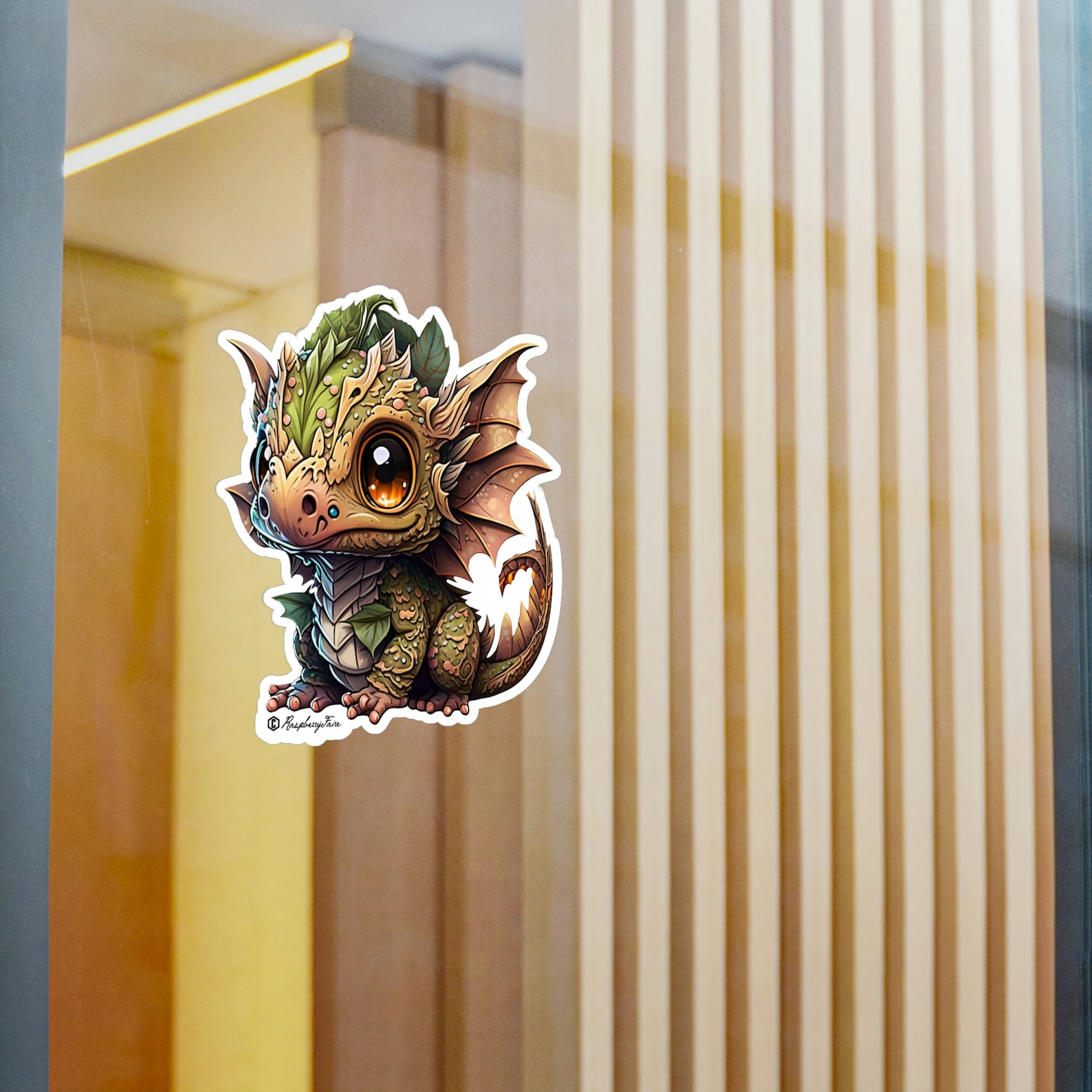 Cute Dragon Sticker Mythical Creature Fantasy Art Dragon - Etsy