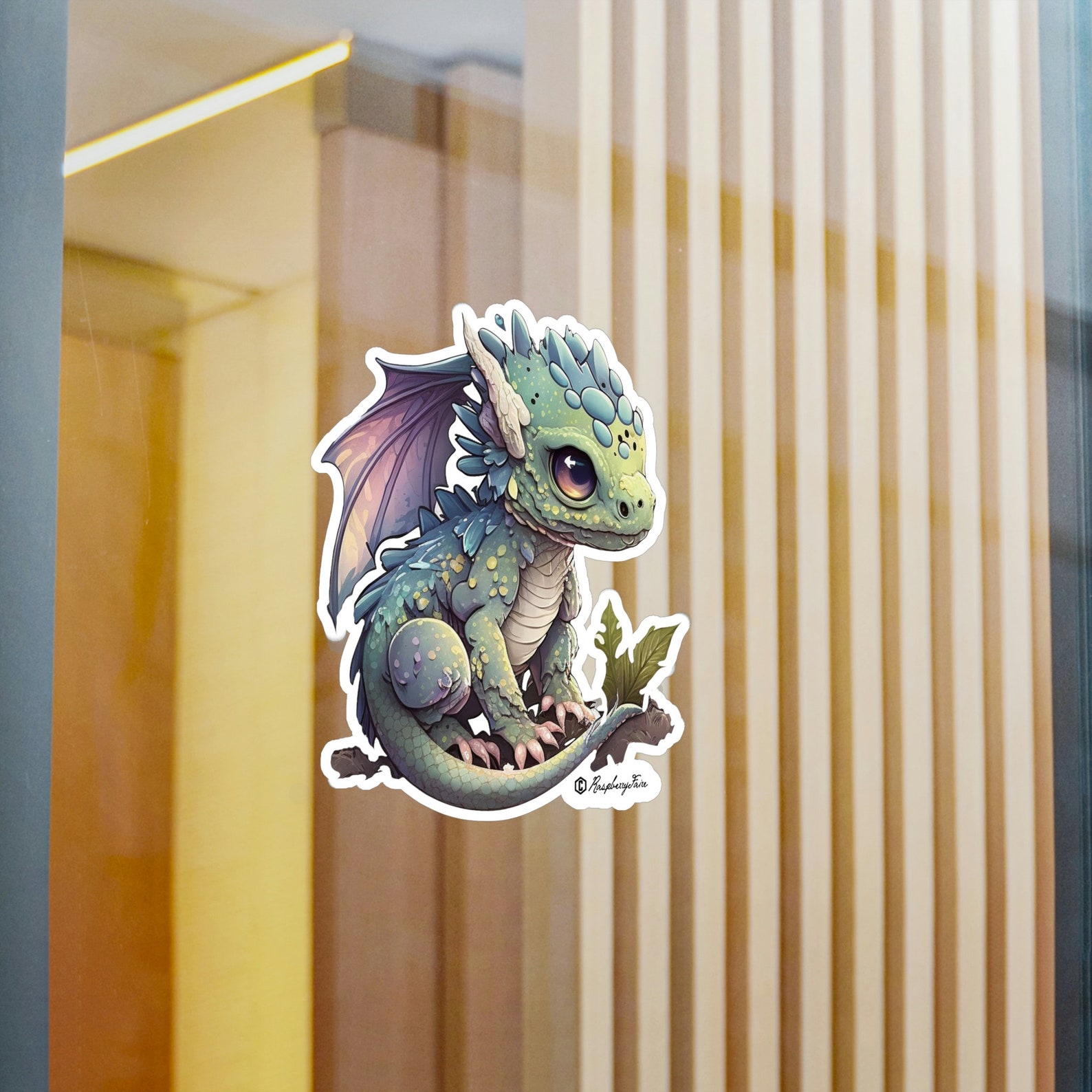 Cute Dragon Sticker Mythical Creature Fantasy Art Dragon - Etsy