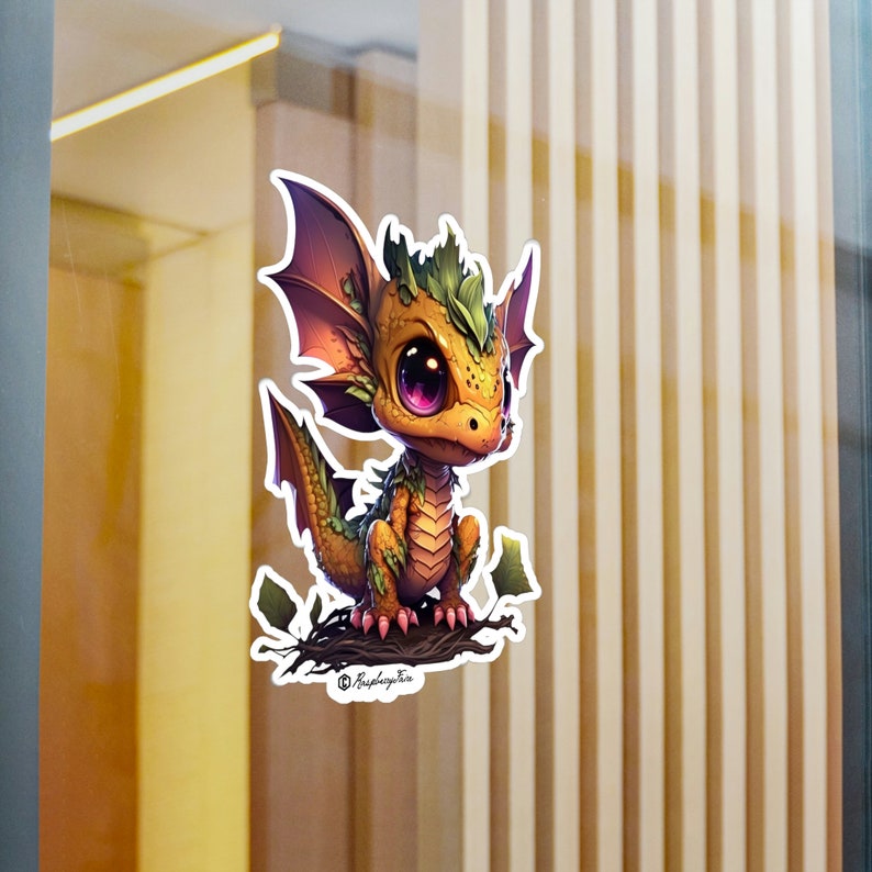 Cute Dragon Sticker Mythical Creature Fantasy Art Dragon - Etsy