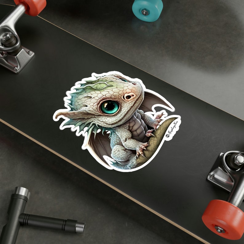 Cute Dragon Sticker Mythical Creature Fantasy Art Dragon - Etsy