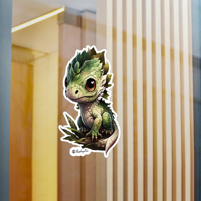 Cute Dragon Sticker Mythical Creature Fantasy Art Dragon - Etsy