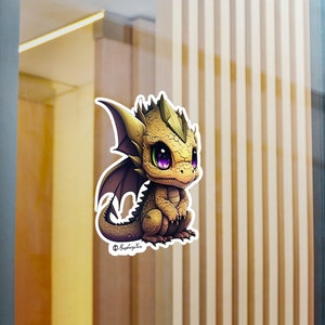 Cute Dragon Sticker | Mythical Creature | Fantasy Art | Dragon Sticker ...