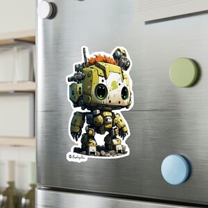 Mini Mech Sticker | Tiny Cute Mech Warriors | Adorable Mech Battle ...