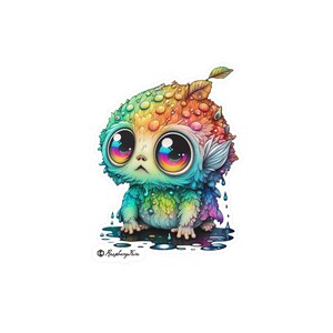 Chromatic Crew | Rainbow Creature Sticker | Cute & Colorful | Rainbow ...