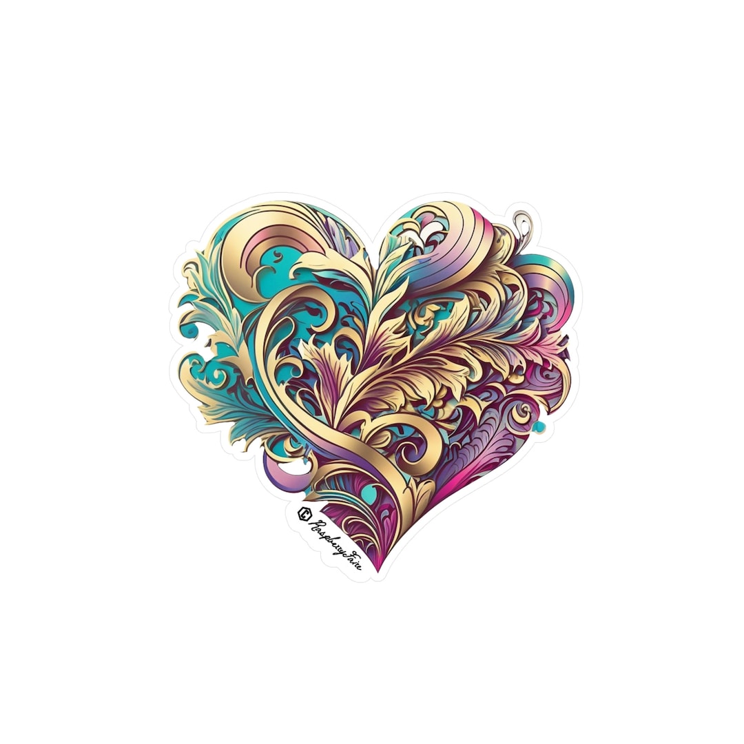 Beautiful Heart Stickers | Artistic Hearts | Style and Love ...