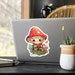 Enchanted Gnome Sticker | Cute Garden Gnome Sticker | Whimsical Magical ...