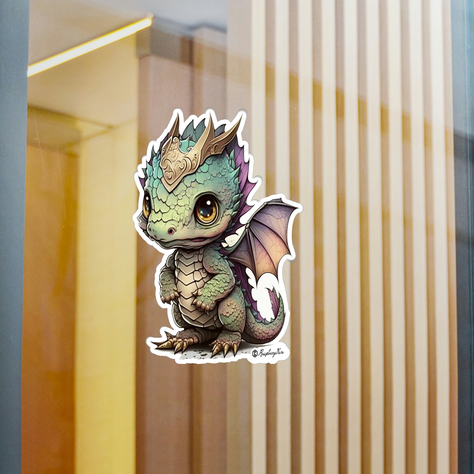 Cute Dragon Sticker | Mythical Creature | Fantasy Art | Dragon Sticker ...