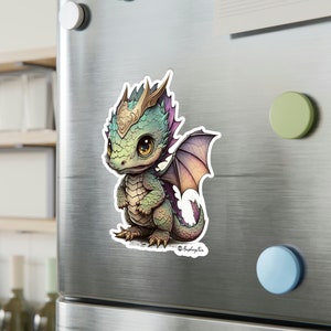 Cute Dragon Sticker | Mythical Creature | Fantasy Art | Dragon Sticker ...