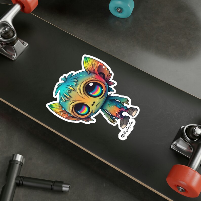Chromatic Crew | Rainbow Creature Sticker | Cute & Colorful | Rainbow ...