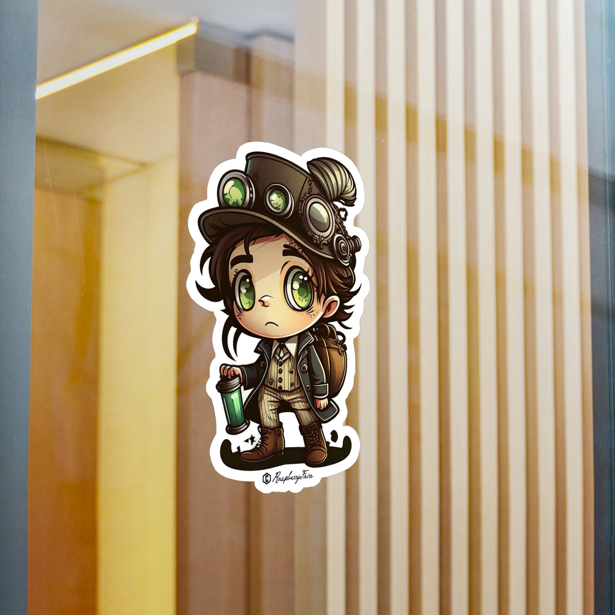 Cute Steam Punks Character Sticker | Steampunk | Adorable | Creative ...