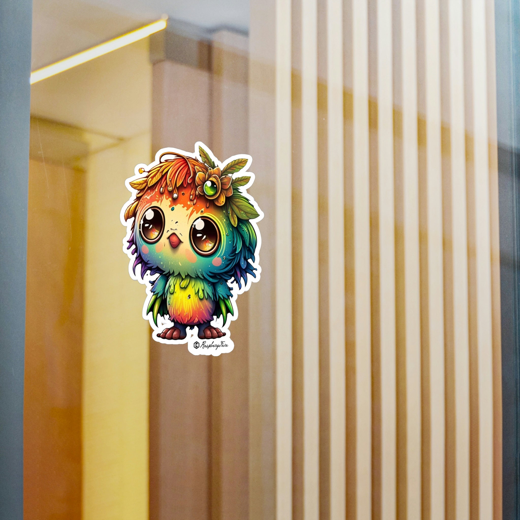 Chromatic Crew Rainbow Creature Sticker Cute & Colorful - Etsy