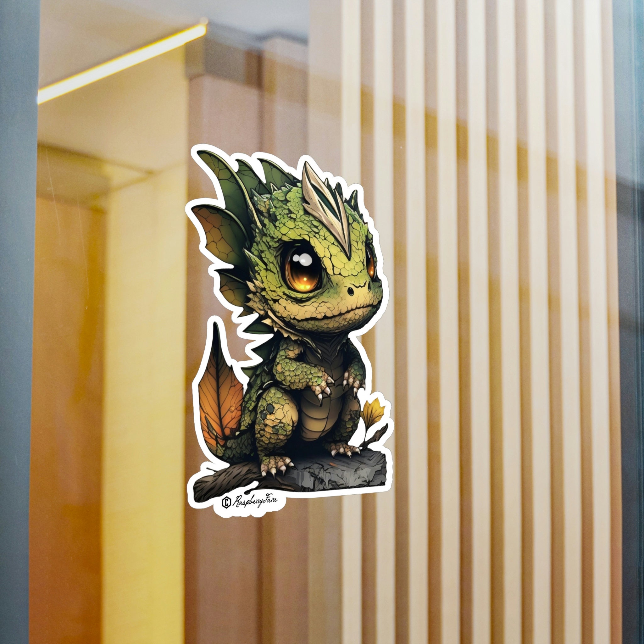 Cute Dragon Sticker | Mythical Creature | Fantasy Art | Dragon Sticker ...