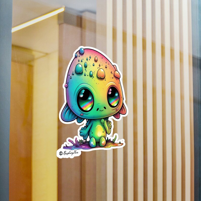 Chromatic Crew | Rainbow Creature Sticker | Cute & Colorful | Rainbow ...