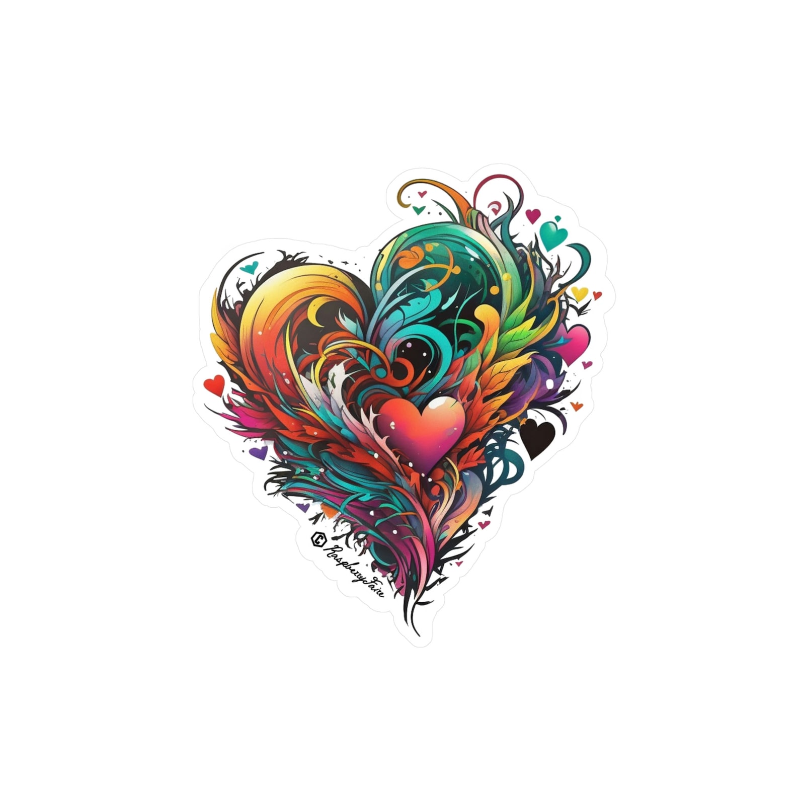 Beautiful Heart Stickers | Artistic Hearts | Style and Love ...
