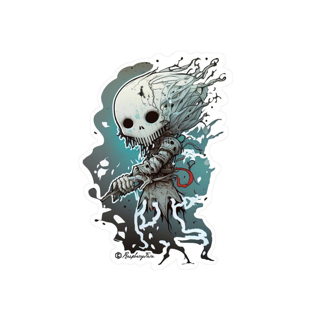 Ghostpunk Character | Cute Gothic Stickers | Edgy Cute Art | Creepy ...