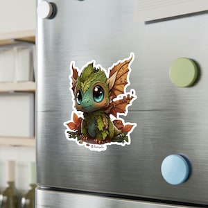 Cute Dragon Sticker | Mythical Creature | Fantasy Art | Dragon Sticker ...