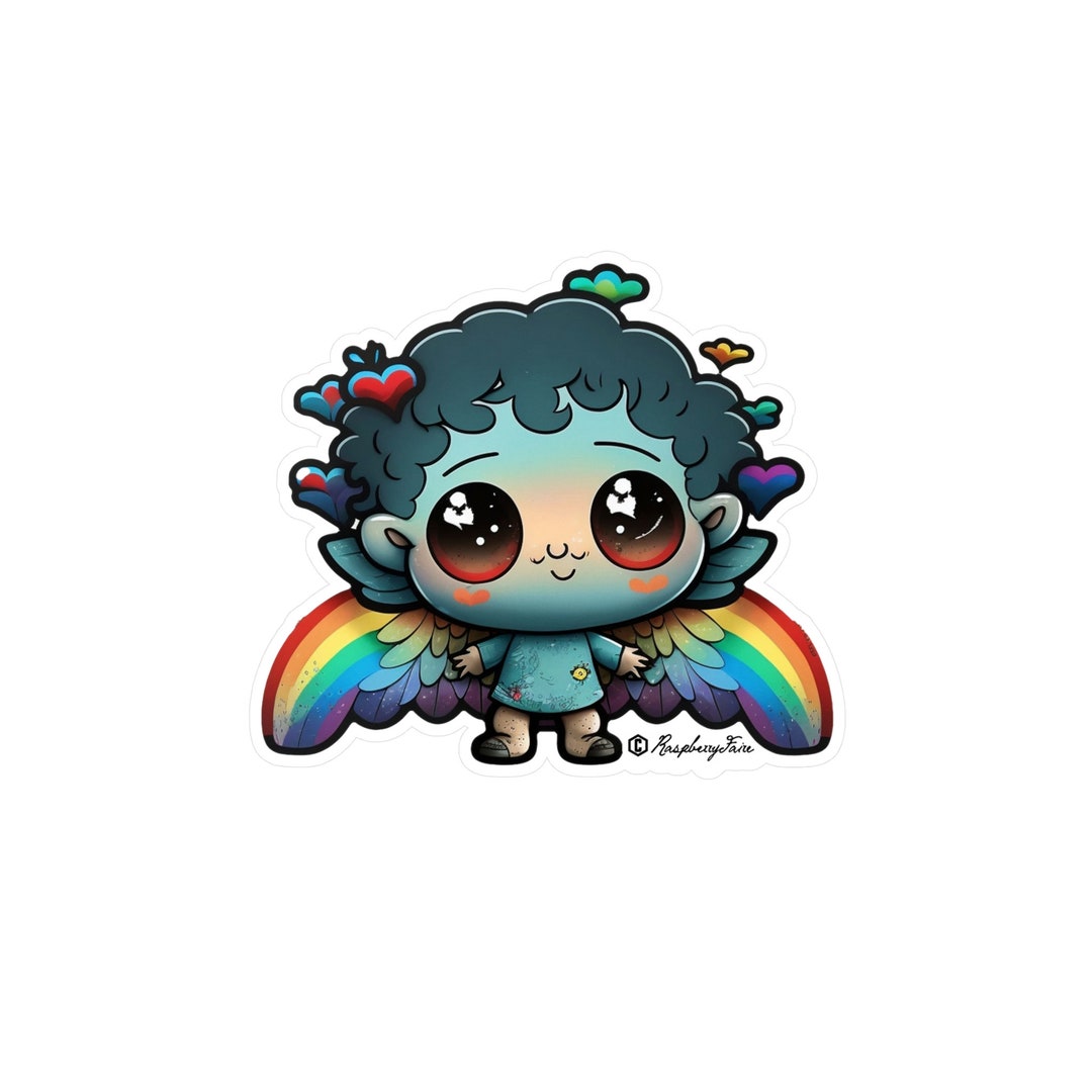 Chromatic Crew | Rainbow Creature Sticker | Cute & Colorful | Rainbow ...