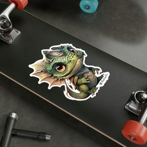 Cute Dragon Sticker | Mythical Creature | Fantasy Art | Dragon Sticker ...