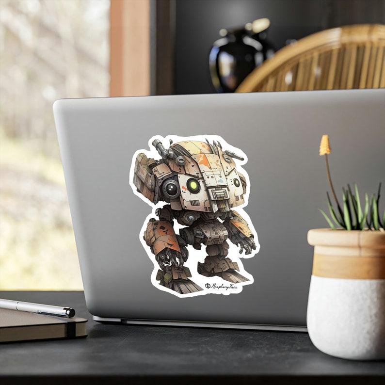 Mini Mech Sticker | Tiny Cute Mech Warriors | Adorable Mech Battle ...