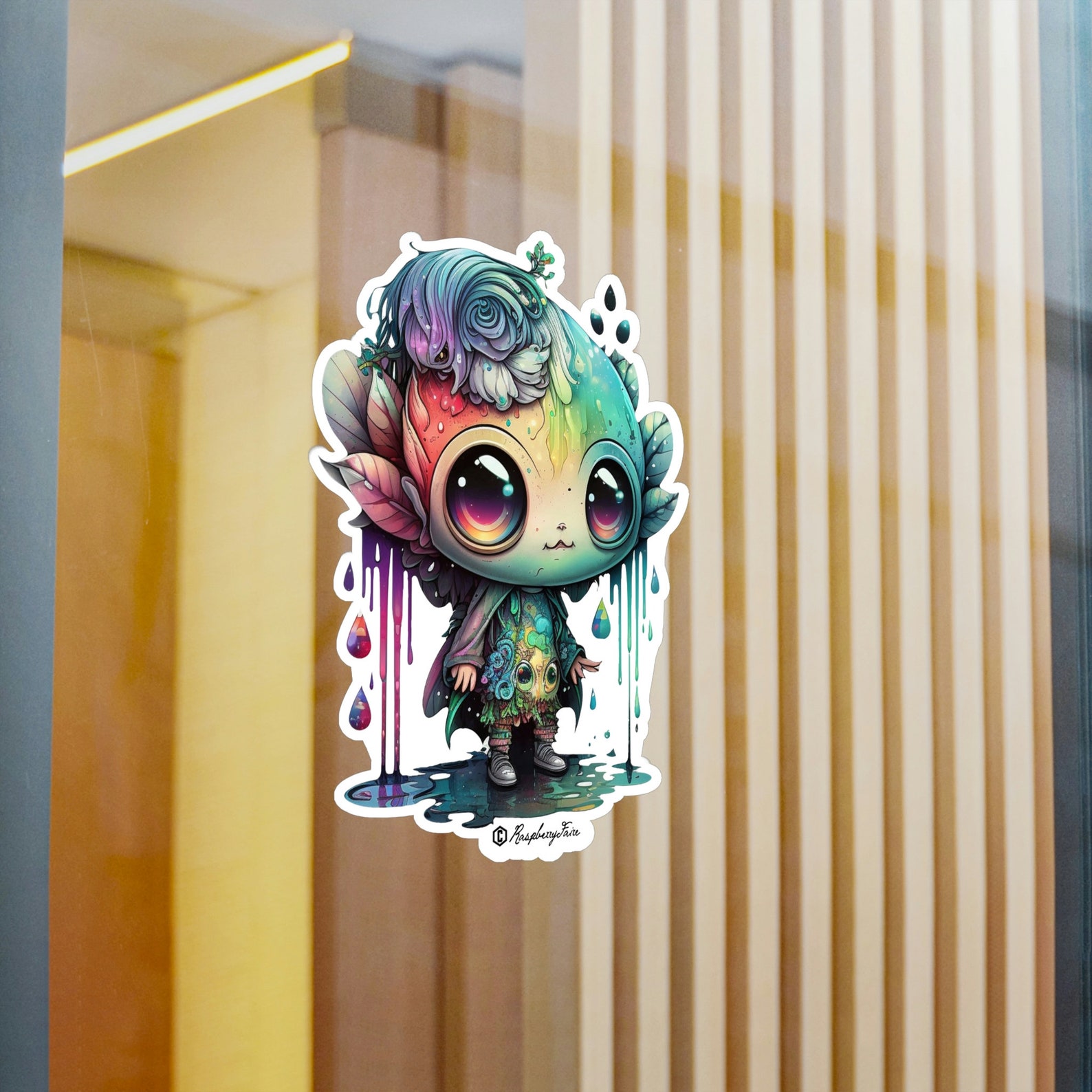 Chromatic Crew | Rainbow Creature Sticker | Cute & Colorful | Rainbow ...