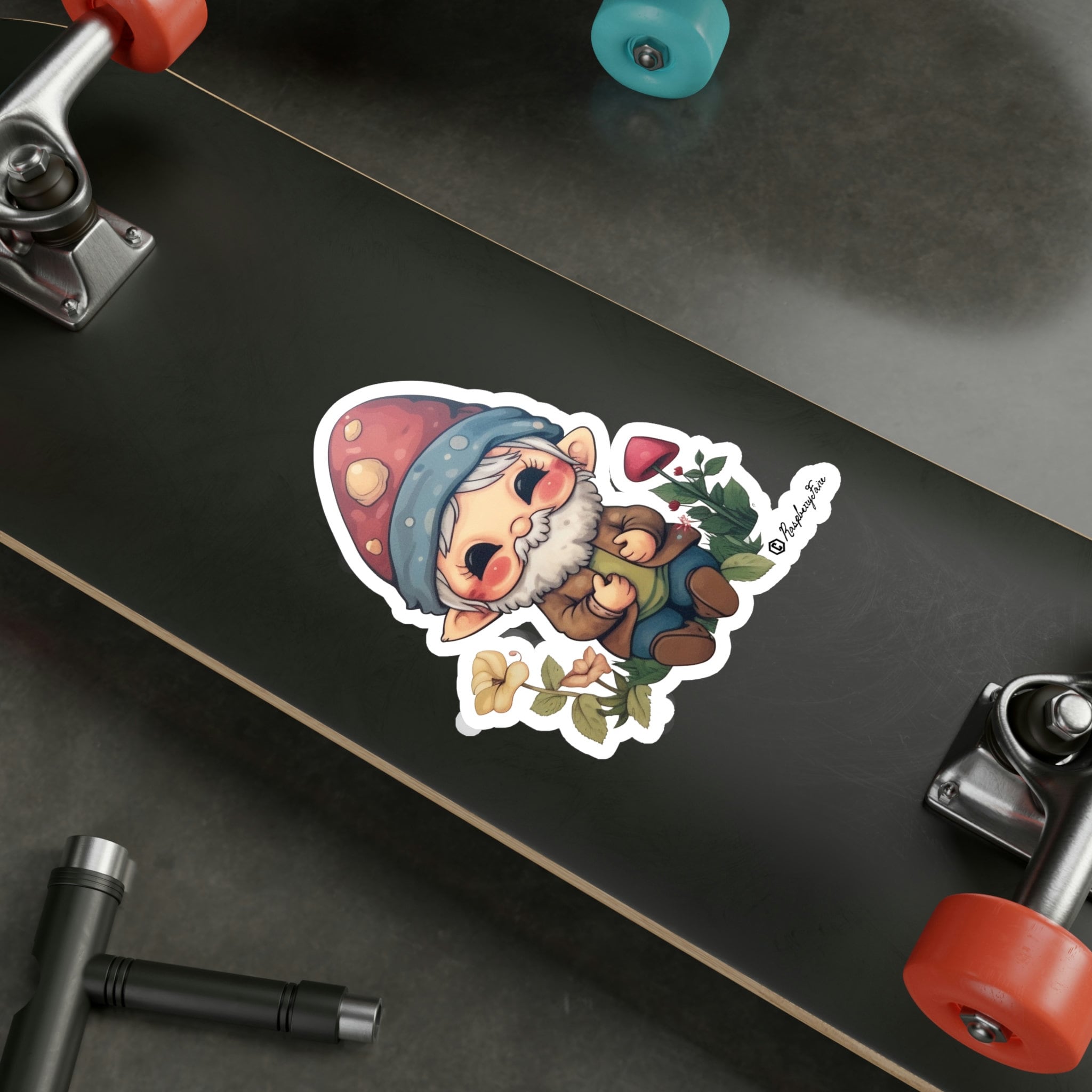 Enchanted Gnome Sticker | Cute Garden Gnome Sticker | Whimsical Magical ...