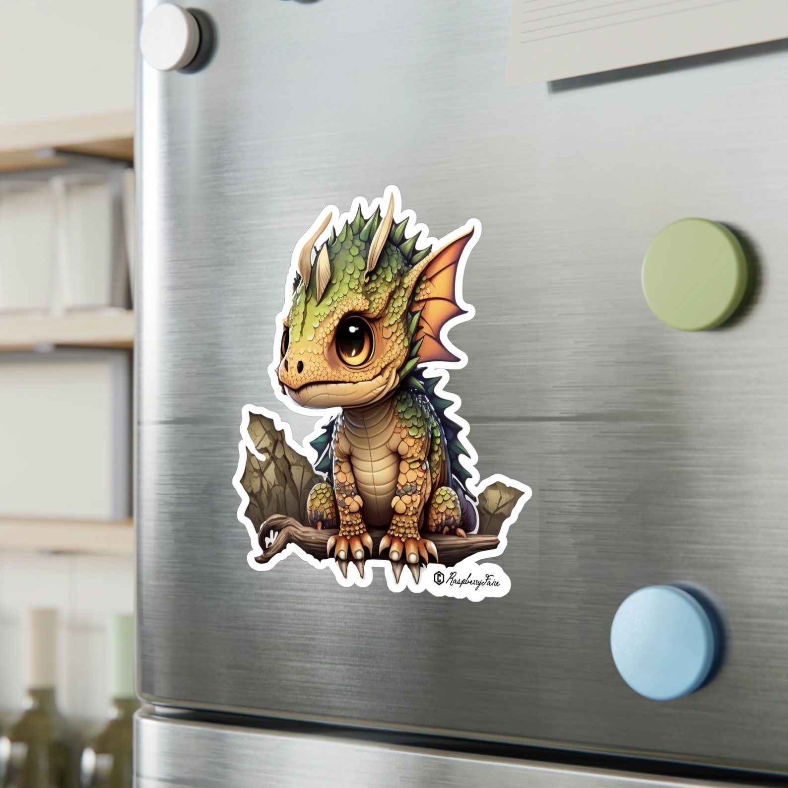 Cute Dragon Sticker Mythical Creature Fantasy Art Dragon - Etsy