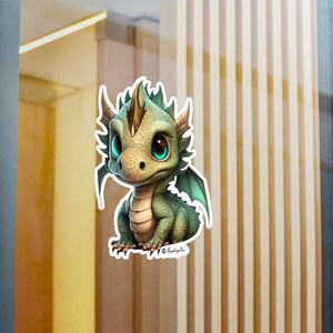 Cute Dragon Sticker | Mythical Creature | Fantasy Art | Dragon Sticker ...