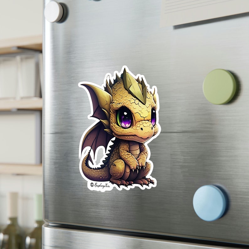 Cute Dragon Sticker Mythical Creature Fantasy Art Dragon - Etsy
