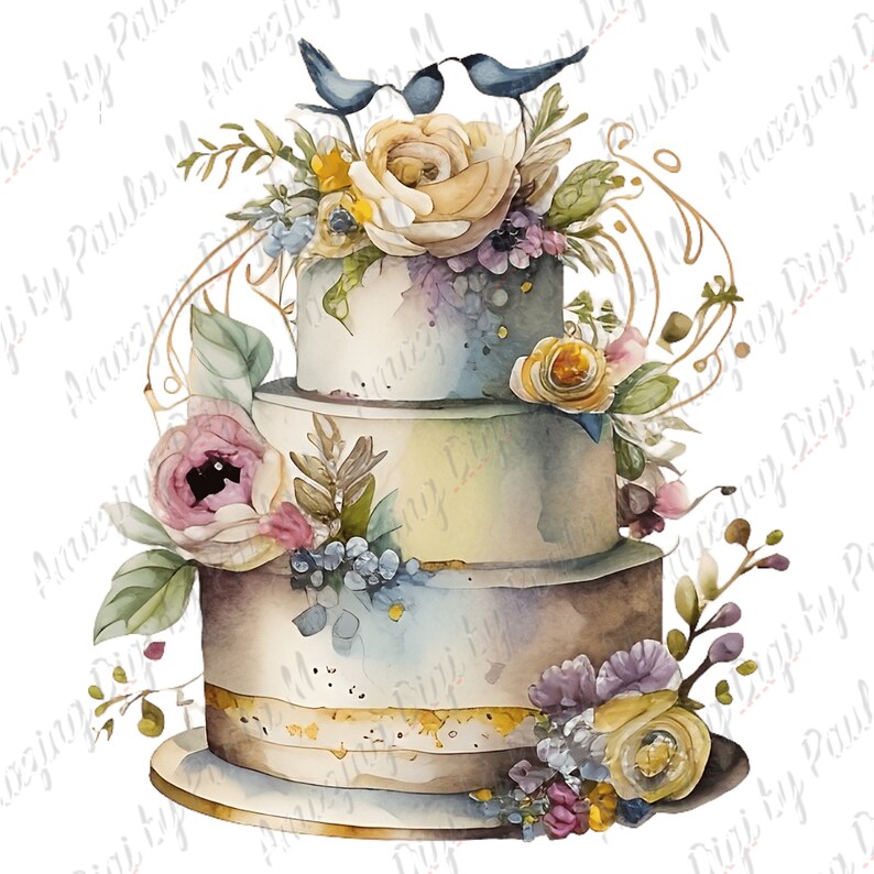 Cake Graphics Birthday Cake Digi-stamps DIY Projects Scrapbooking ...