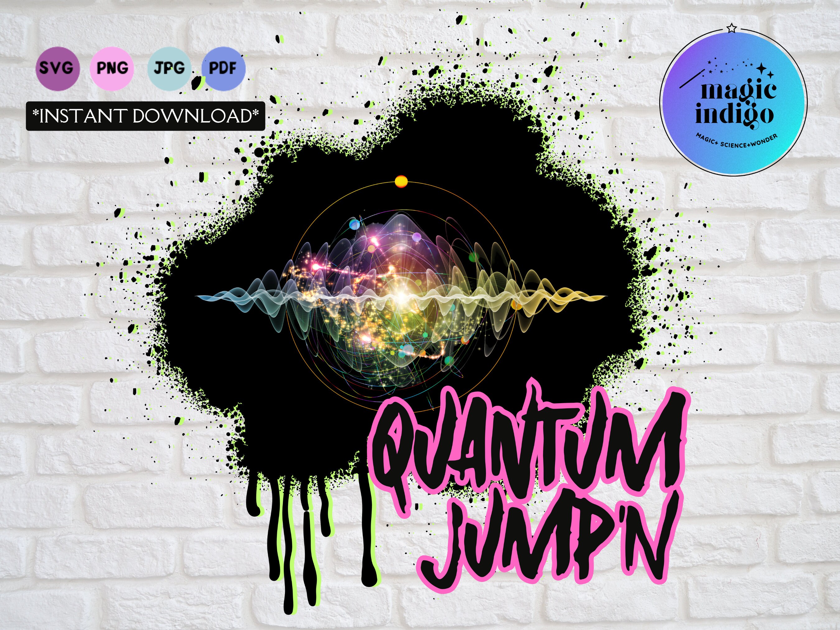 QUANTUM LEAP'N Svg, Png, Jpg, Pdf, Instant Digital File, T-shirt ...