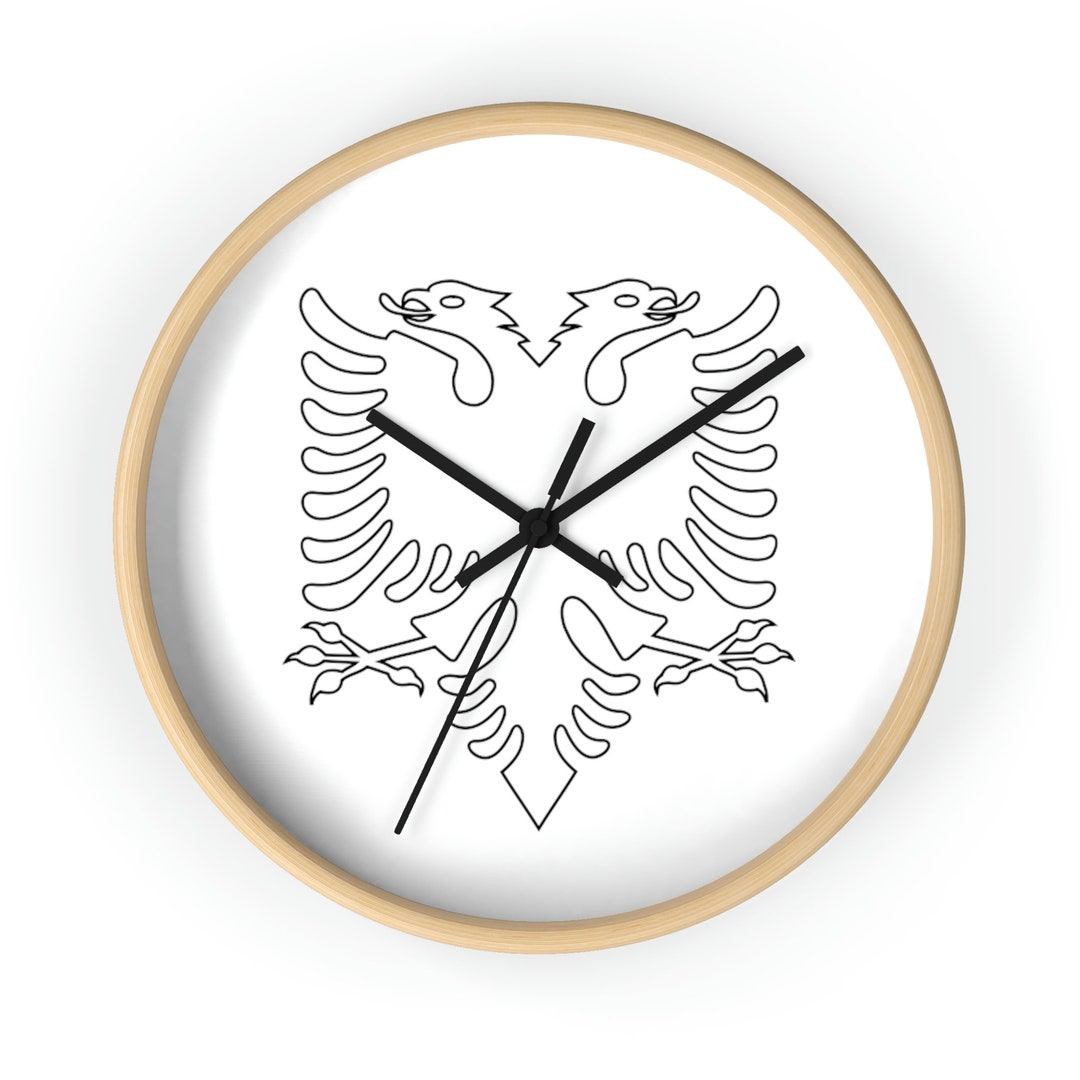 Albanian Eagle Wall Clock - Etsy