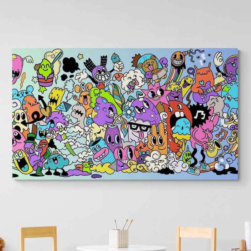 Cartoon Art - Etsy