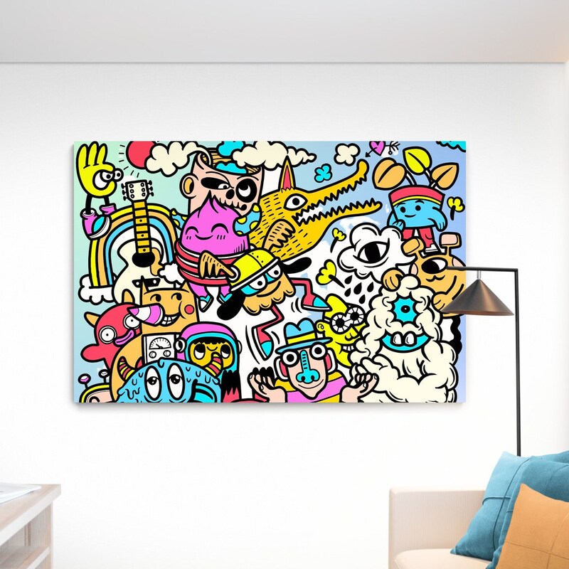 Colorful Wall Decor - Etsy