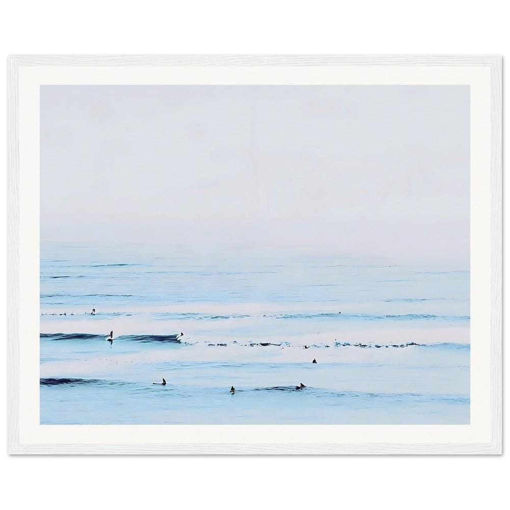 Fine Art Surf Print - Ocean Waves Minimalist Surfing Beach House Framed ...