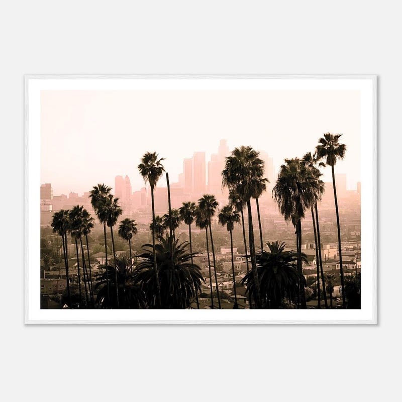 Los Angeles Skyline - Etsy