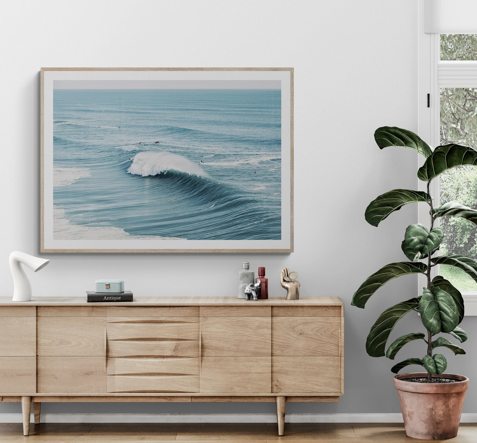 Fine Art Ocean Surf Print - Minimalist Ocean Surfing Fine Art ...