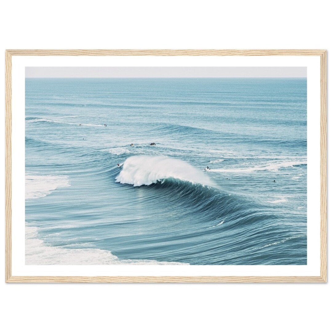 Fine Art Ocean Surf Print - Minimalist Ocean Surfing Fine Art ...